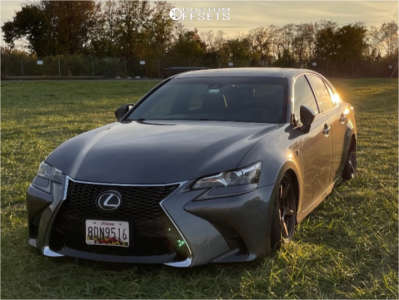 Custom 2016 Lexus GS350 Image Gallery | Custom Offsets