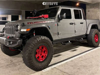 2022 Jeep Gladiator with 20x12 -43 Fuel Assault and 35/12.5R20 ...