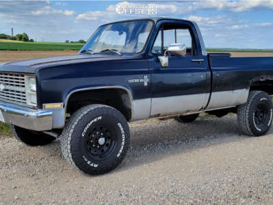 1983 Chevrolet K20 with 20x14 -76 Fuel Maverick and 33/12.5R20 Toyo ...