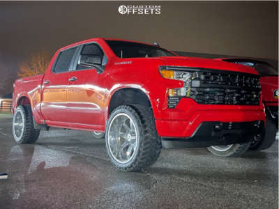 2023 Chevrolet Silverado 1500 with 22x12 -44 Gear Off-Road Ratio and 33 ...