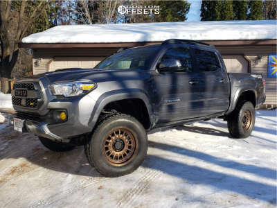 2023 Toyota Tacoma with 18x9 12 XF Offroad Xf-230 and 265/65R18 Toyo ...