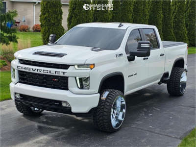 2023 Chevrolet Silverado 2500 HD with 18x9 18 Method Mr305 and 35/12.5R18 Kenda Klever R/T and ...