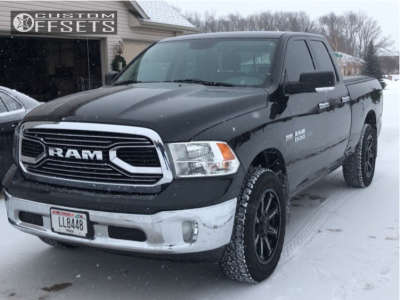 2015 Ram 1500 with 18x9 1 Fuel Maverick and 285/75R18 Toyo Tires Open ...