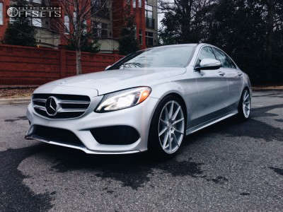 Custom 2009 Mercedes-Benz C320 Image Gallery | Custom Offsets