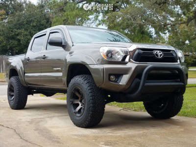 2015 Toyota Tacoma with 20x10 -18 Fuel Beast and 275/55R20 BFGoodrich ...