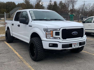 2018 Ford F-150 with 20x10 -19 Hostile Rage and 33/12.5R20 Fury Offroad ...