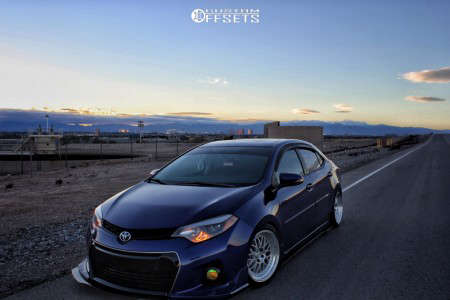 2013 Toyota Corolla on 17x8.5 Wheels Image Gallery | Custom Offsets