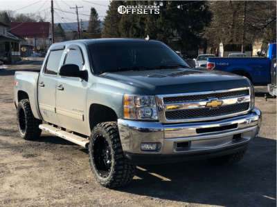 2012 Chevrolet Silverado 1500 with 20x9 -12 Fuel Hostage and 33/12.5R20 ...