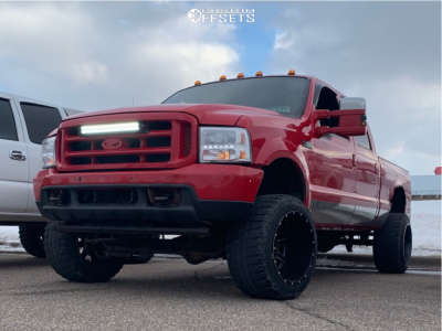 2003 Ford F-250 Super Duty with 24x14 -72 Tuff T2a and 305/35R24 ...