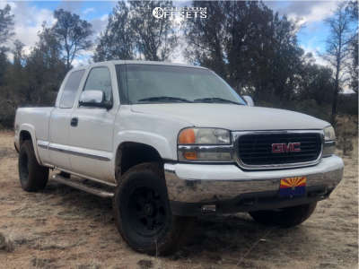 2002 GMC Sierra 1500 with 17x9 0 Panther Offroad 904 and 285/70R17 ...