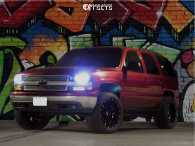 2002 Chevrolet Tahoe with 20x9 -12 Panther Offroad 580 and 275/60R20 ...