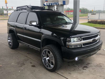 2002 Chevrolet Tahoe with 20x9 -12 Panther Offroad 580 and 275/60R20 ...