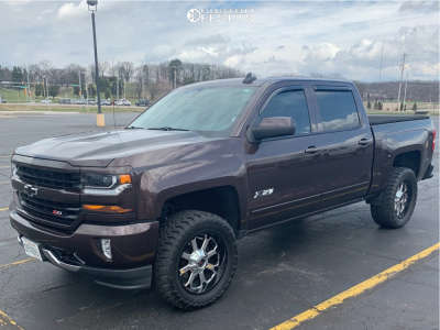 2016 Chevrolet Silverado 1500 with 18x9 -12 XD Xd820 and 285/65R18 ...