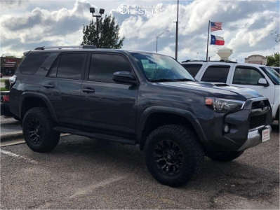 2018 Toyota 4Runner with 17x9 0 Lock Offroad Wheels Baja and 285/70R17 ...