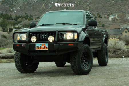 2001 Toyota Tacoma with 15x12 -44 Bart Wheels Super Trucker and 31/10 ...