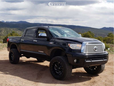 2012 Toyota Tundra with 20x9 12 Mamba M25 and 305/50R20 Nitto Ridge ...