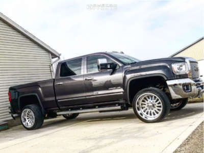 2016 GMC Sierra 2500 HD with 20x10 -19 Hostile Demon and 35/12.5R20 RBP ...
