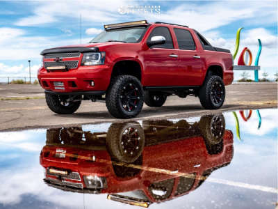 2007 Chevrolet Avalanche with 20x9 1 Fuel Cleaver and 33/12.5R20 AMP ...