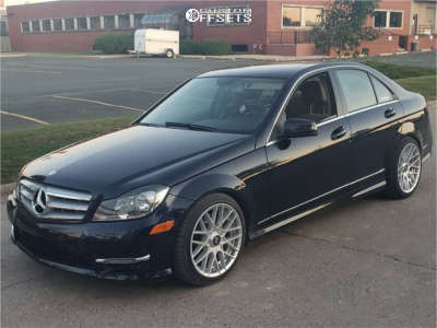 Custom 2009 Mercedes-Benz C300 Image Gallery | Custom Offsets