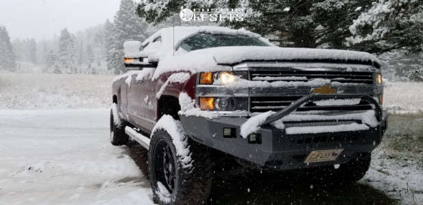 2015 Chevrolet Silverado 3500 HD with 18x9 20 Fuel Trophy and 35/12 ...