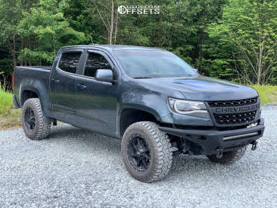 2019 Chevrolet Colorado with 20x9 0 Black Rhino Sierra and 265/50R20 ...