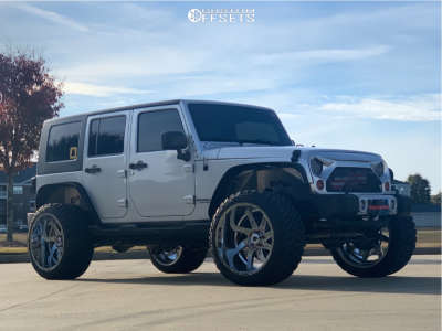 Jeep Wrangler on 24-inch Wheels Image Gallery | Custom Offsets