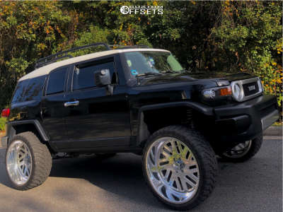 2007 Toyota FJ Cruiser with 26x14 -76 Hardcore Offroad Hc11 and 38/15 ...