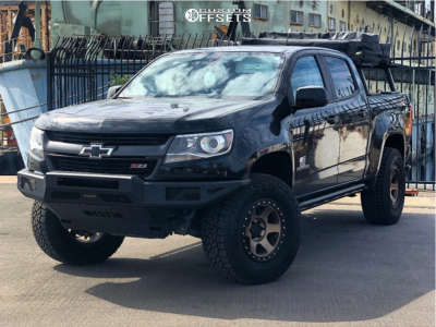 2015 Chevrolet Colorado with 20x9 0 Fuel Contra and 275/55R20 Nitto ...
