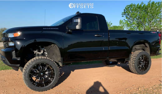 2020 Chevrolet Silverado 1500 with 20x9 1 Fuel Runner and 285/55R20 ...