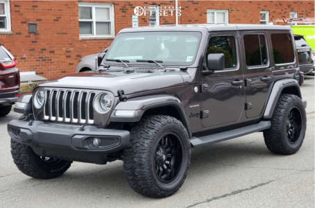 2020 Jeep Wrangler with 17x10 -24 KMC Km235 and 40/13.5R17 Cooper ...