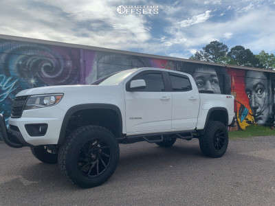 2015 Chevrolet Colorado with 17x8.5 -6 DX4 Recon and 285/70R17 Renegade ...