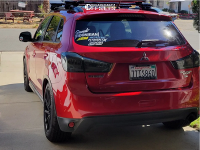 2015 Mitsubishi Outlander Sport with 18x8.5 45 F1R F29 and 225/55R18 ...