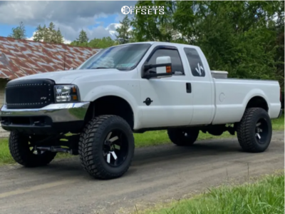 1999 Ford F-250 Super Duty with 20x12 -51 ARKON OFF-ROAD Lincoln and 37 ...