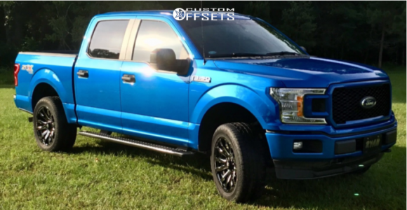 2019 Ford F-150 with 20x9 20 Fuel Blitz and 275/55R20 Hankook Dynapro ...