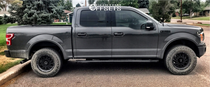 2018 Ford F-150 with 18x9 12 Vision Rocker and 285/70R18 Falken ...