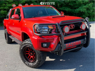 2014 Toyota Tacoma with 17x9 -12 XD Xd140 and 265/70R17 BFGoodrich All ...