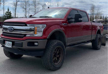 2020 Ford F-150 with 20x10 -18 Fuel Tech and 35/12.5R20 Toyo Tires Open ...