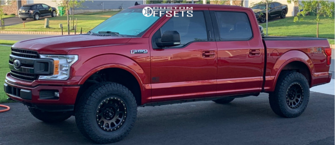 2019 Ford F-150 with 17x9 12 Method Nv and 295/70R17 Nitto Ridge ...