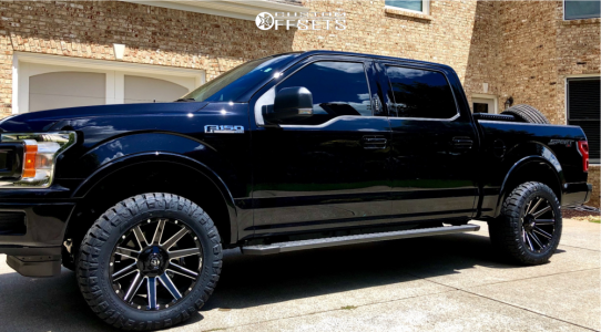 2019 Ford F-150 with 20x10 -19 Fuel Contra and 33/12.5R20 Nitto Ridge ...