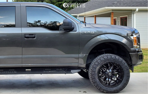 2018 Ford F-150 with 20x10 -19 Fuel Sledge and 33/12.5R20 Radar ...