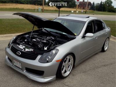 2004 INFINITI G35 with 19x8.5 20 Axis Milano and 245/35R19 Achilles Atr ...