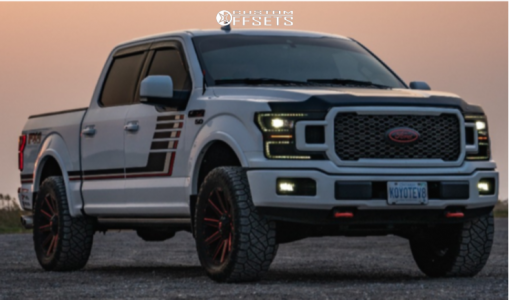 2018 Ford F-150 with 20x9 20 Fuel Contra and 305/55R20 Nitto Ridge ...