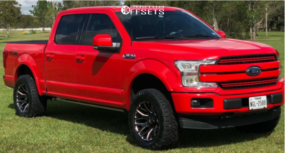 2019 Ford F-150 with 20x10 -18 Fuel Warrior and 33/12.5R20 Nitto Ridge ...