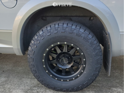 2017 Ram 1500 with 18x9 -12 Method The Standard and 295/70R18 Cooper ...