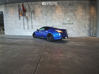 2010 Hyundai Genesis Coupe with 20x9 32 Marquee Luxury M6981 and 245 ...