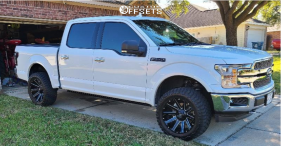 2020 Ford F-150 with 20x10 -24 Fuel Contra and 33/12.5R20 Hankook ...