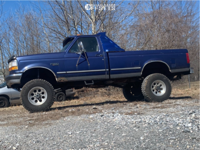 1996 Ford F-350 with 17x9 0 Alloy Ion Style 171 and 33/12.5R17 Mickey ...