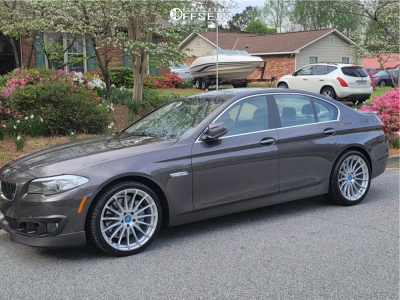 2013 BMW 535i with 20x9 32 Beyern Aviatic and 265/30R20 Falken Azenis ...