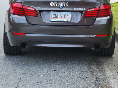 2013 BMW 535i with 20x9 32 Beyern Aviatic and 265/30R20 Falken Azenis ...
