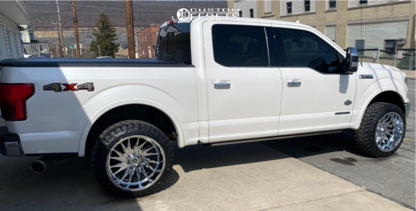 2018 Ford F-150 with 22x12 -44 TIS 547C and 33/12.5R22 Atturo Trail ...
